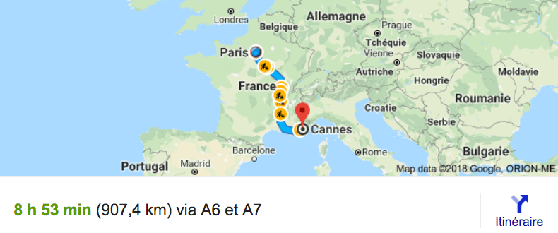 Transfer Paris Cannes – MyDriverParis