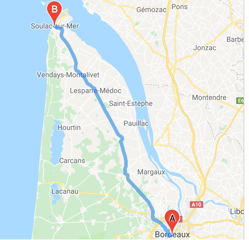 Transfer Bordeaux – Soulac – MyDriverParis